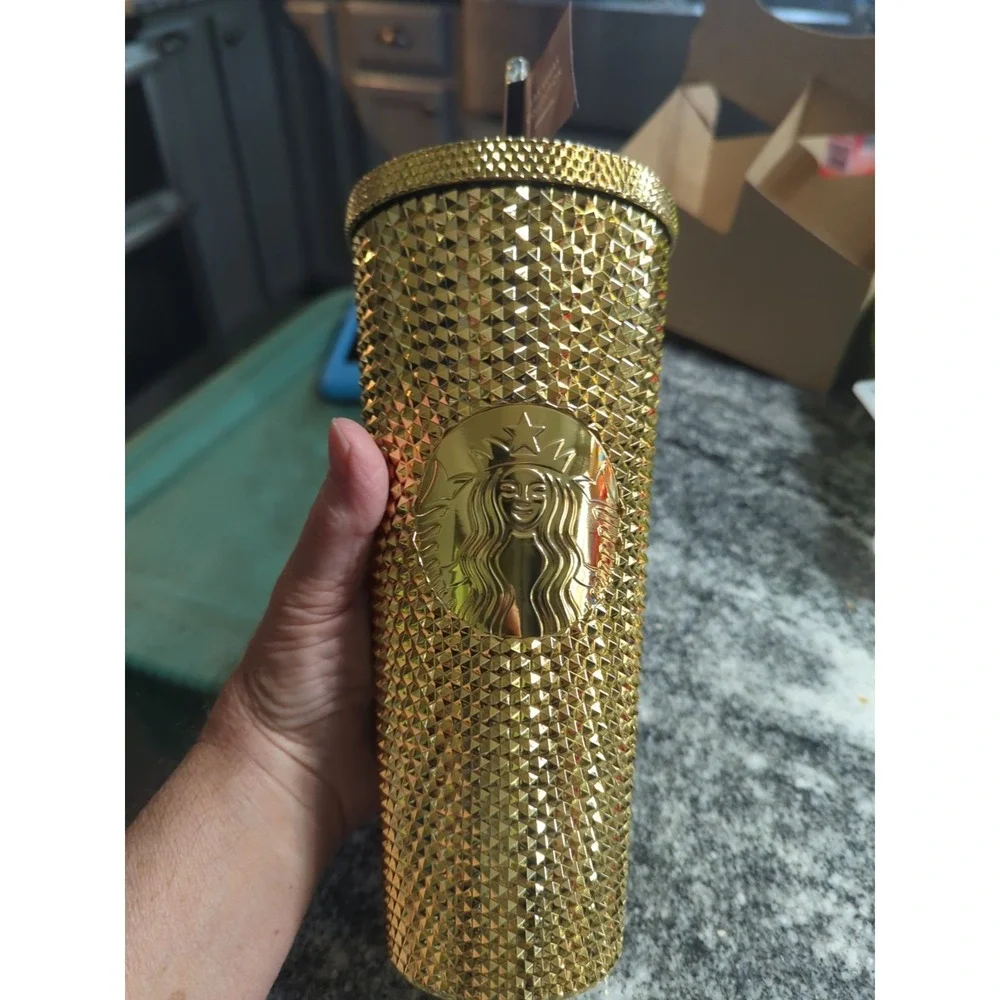 Starbucks | Dining | Starbucks Gold Las Vegas Tumbler 24 Oz Gold ...